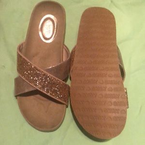 XOXO | Shoes | Sandals Girls Size 5m Rose Gold Man Made Materials New ...